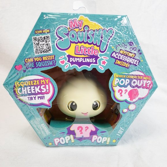 WowWee | Toys | My Squishy Little Dumplings Dot Blue Interactive Doll ...